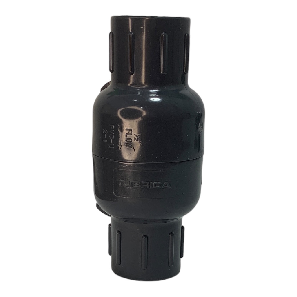 VALVULA CHEQUE COMPACTA PVC PRES 1/2" CXC TUBRICA | Litani Import Export